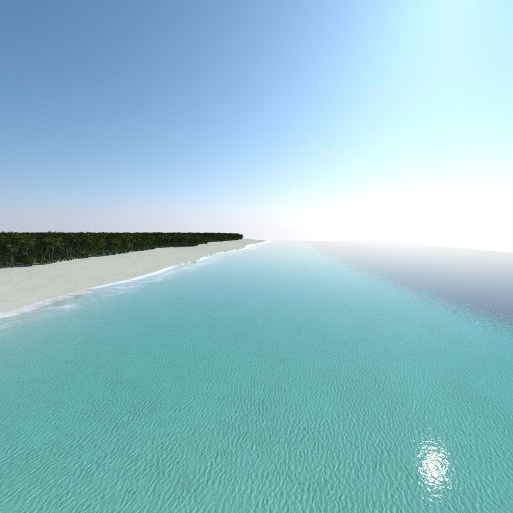Tropical Beach 3D model | CGTrader