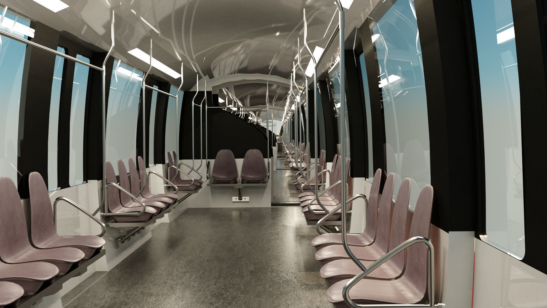 MONORAIL san francisco light rail project 3D model | CGTrader