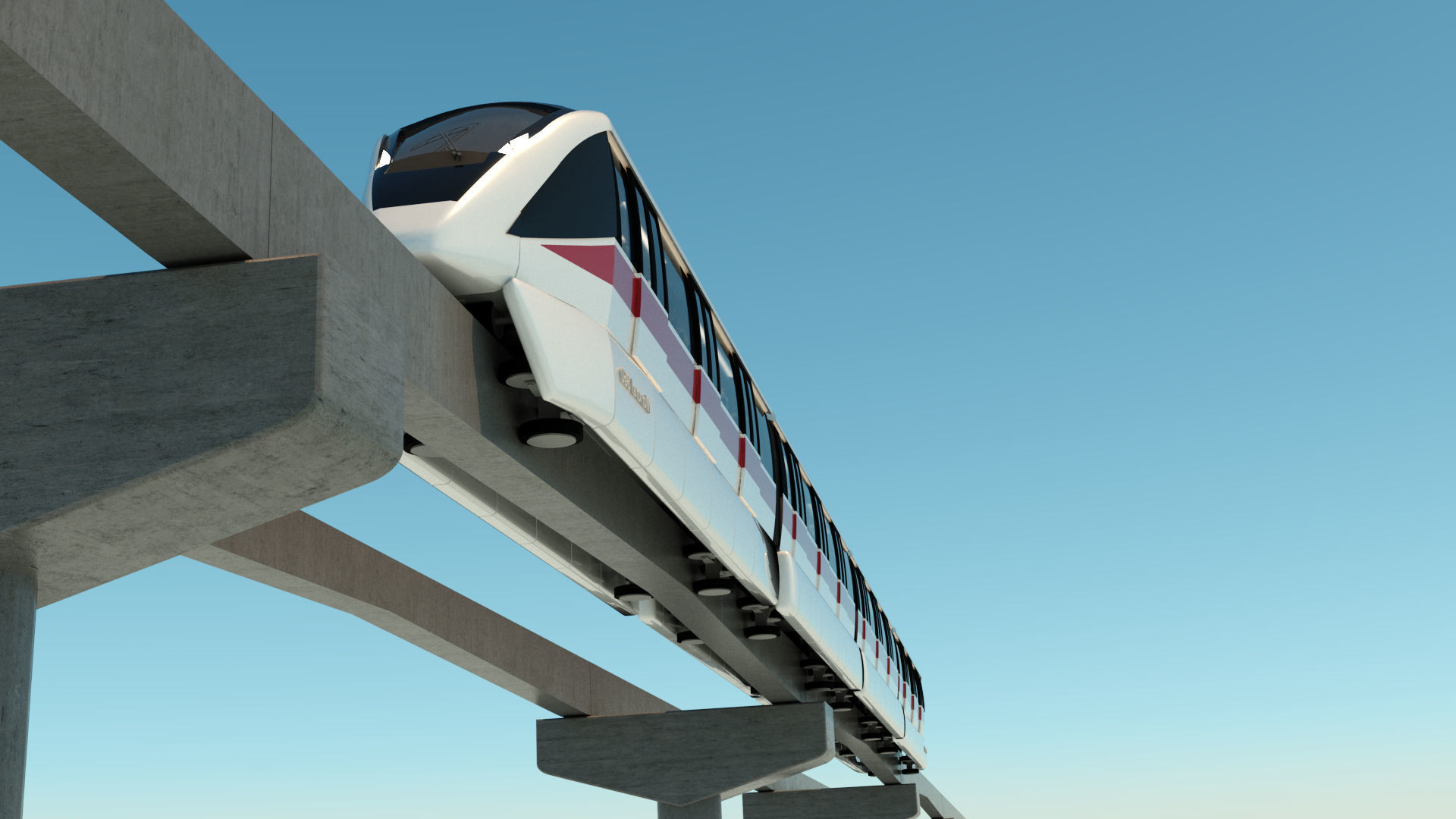 MONORAIL san francisco light rail project 3D model | CGTrader