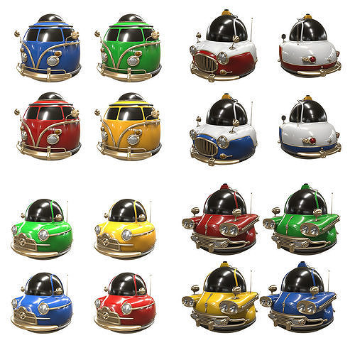 Stylized car 3d model pack 3D Model Collection | CGTrader