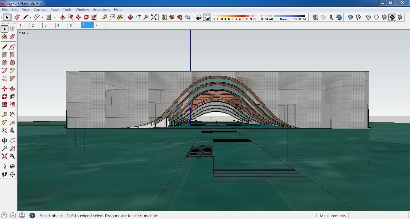 Sketchup Cultral Center E2 3D model | CGTrader