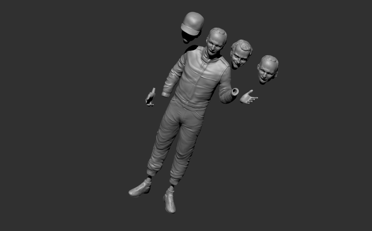 NIKI LAUDA 3D model 3D printable | CGTrader