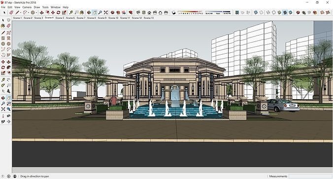 Sketchup Entrance B7 3D model | CGTrader