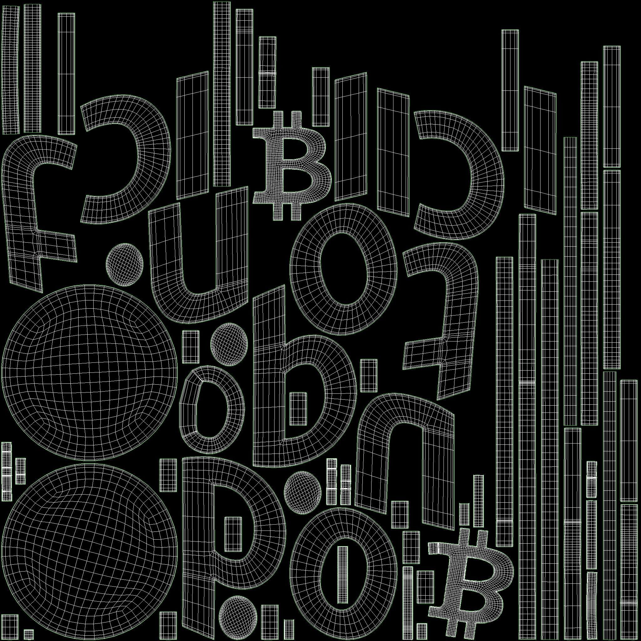 Bitcoin Logo 3D model | CGTrader