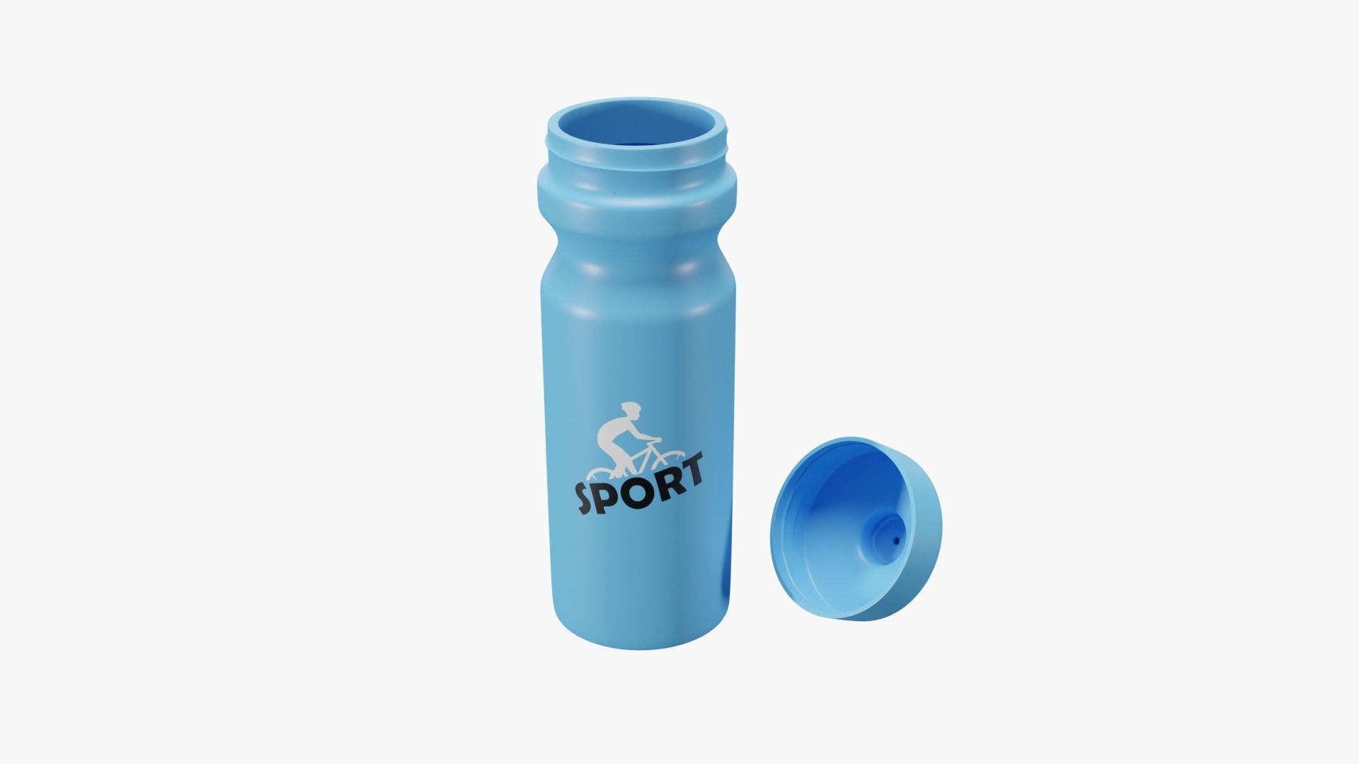 Sports Bottle Blue 3D model | CGTrader