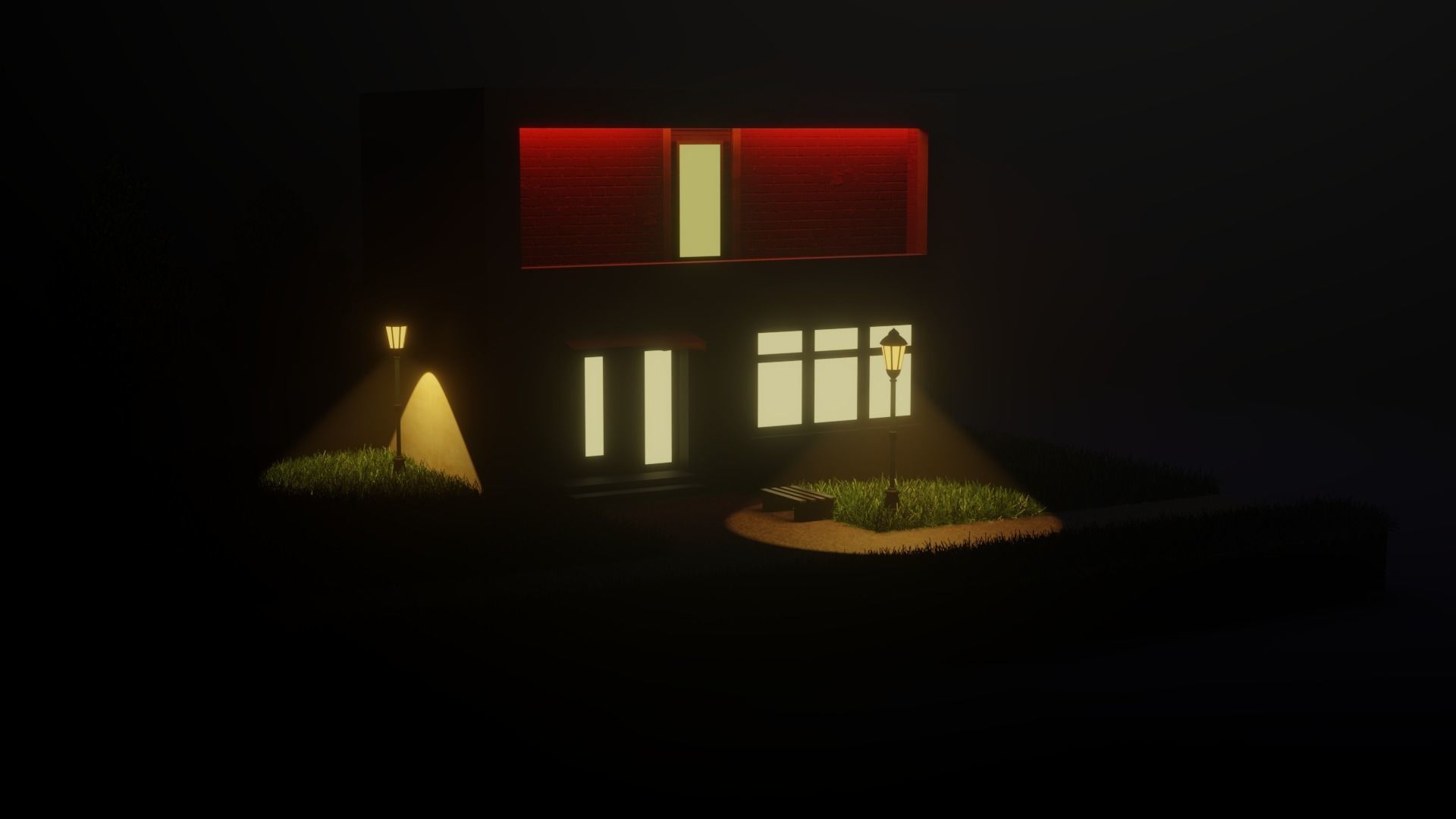 Night Scene in an Indian Environment 3D model | CGTrader