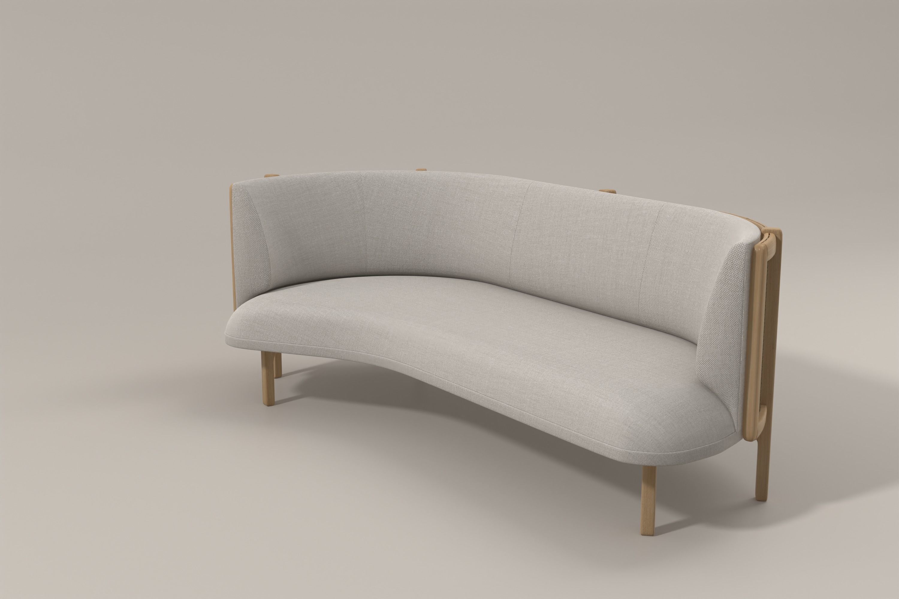 sideways sofa 3D model | CGTrader