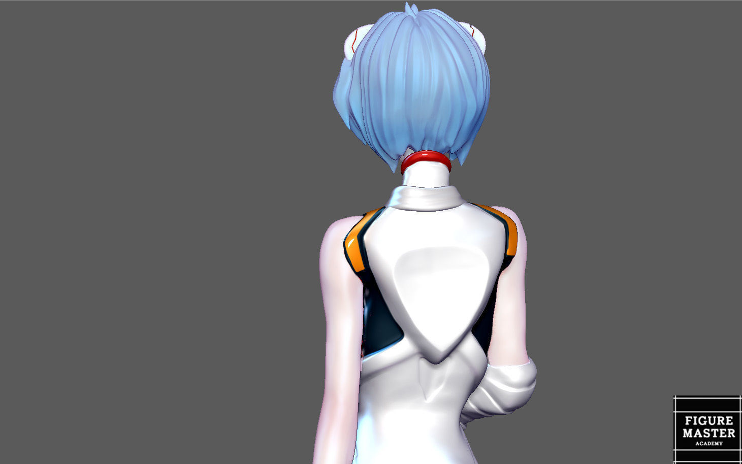 REI AYANAMI INJURED PLUG SUIT LONG HAIR EVANGELION ANIME GIRL 3D model ...