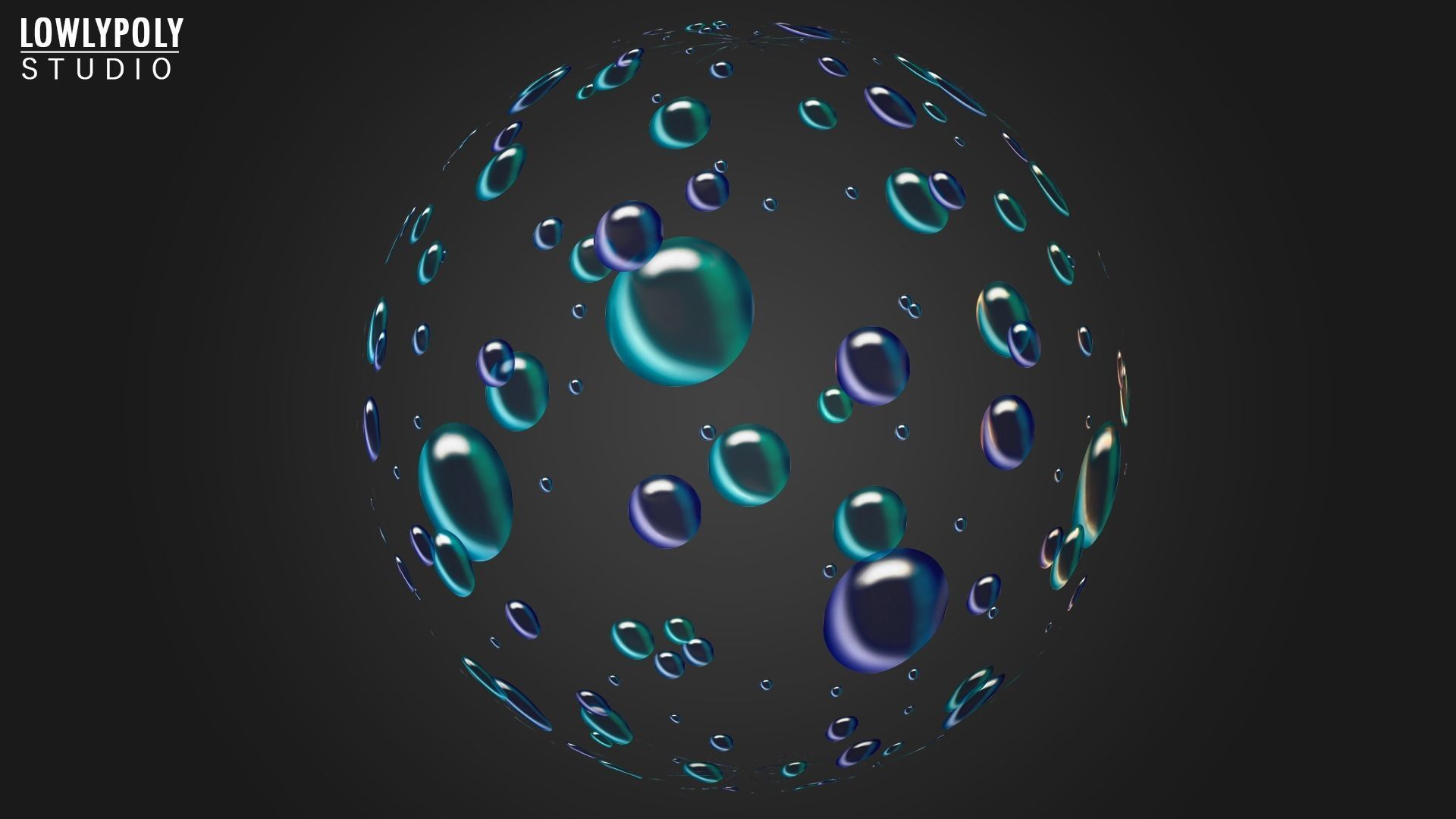 Texture Bubbles Vol 121 - Stylized Textures VR / AR / low-poly | CGTrader