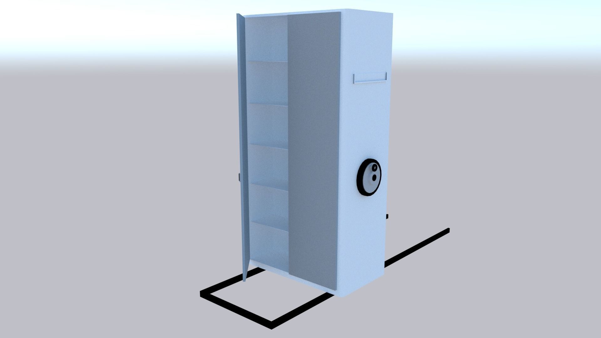 Compact Archive System 3D model | CGTrader