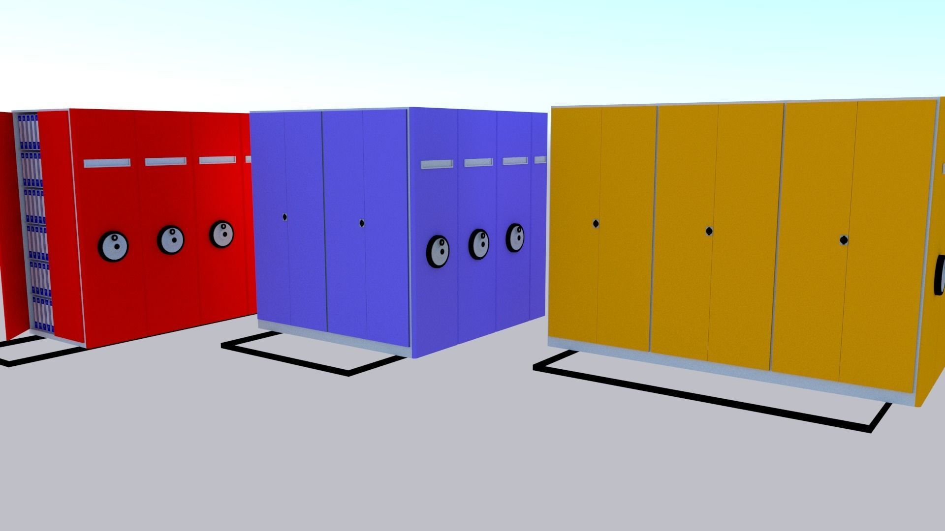Compact Archive System 3D model | CGTrader