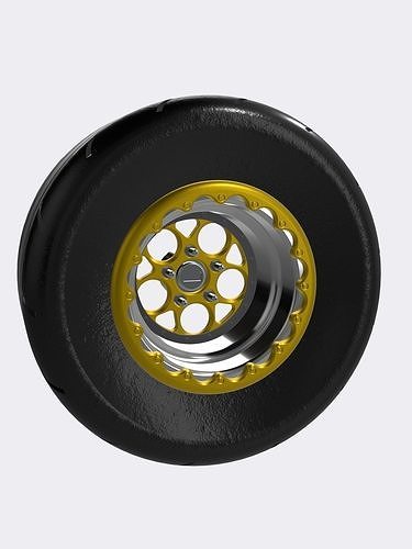 Drag Wheel COMBO Rear Weld Magnum 2 15inch Radial 3D model 3D printable ...