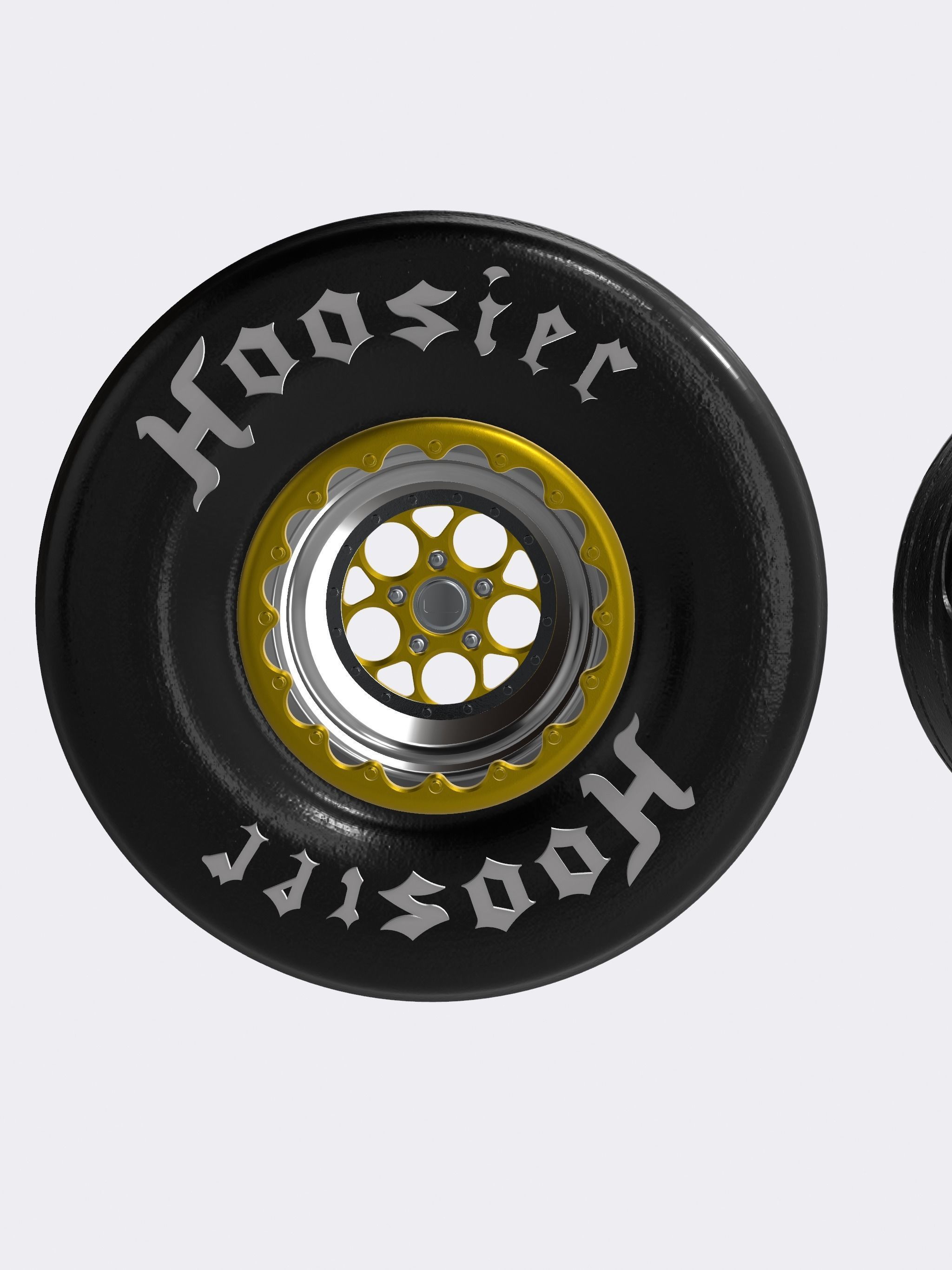 Drag Wheel COMBO Rear Weld Magnum 2 15inch Big Tire 3D model 3D ...