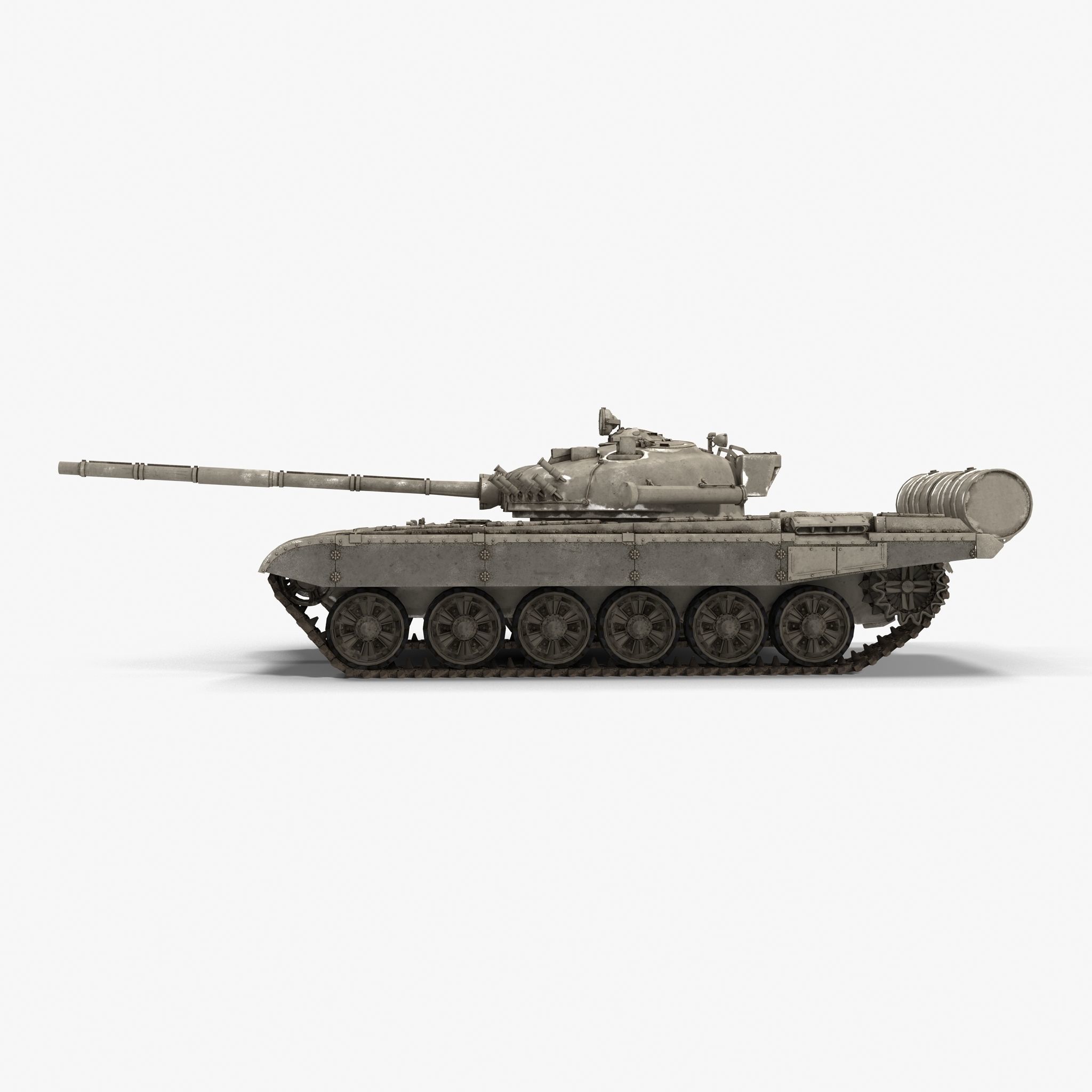 T-72 Main Battle Tank 3D model | CGTrader