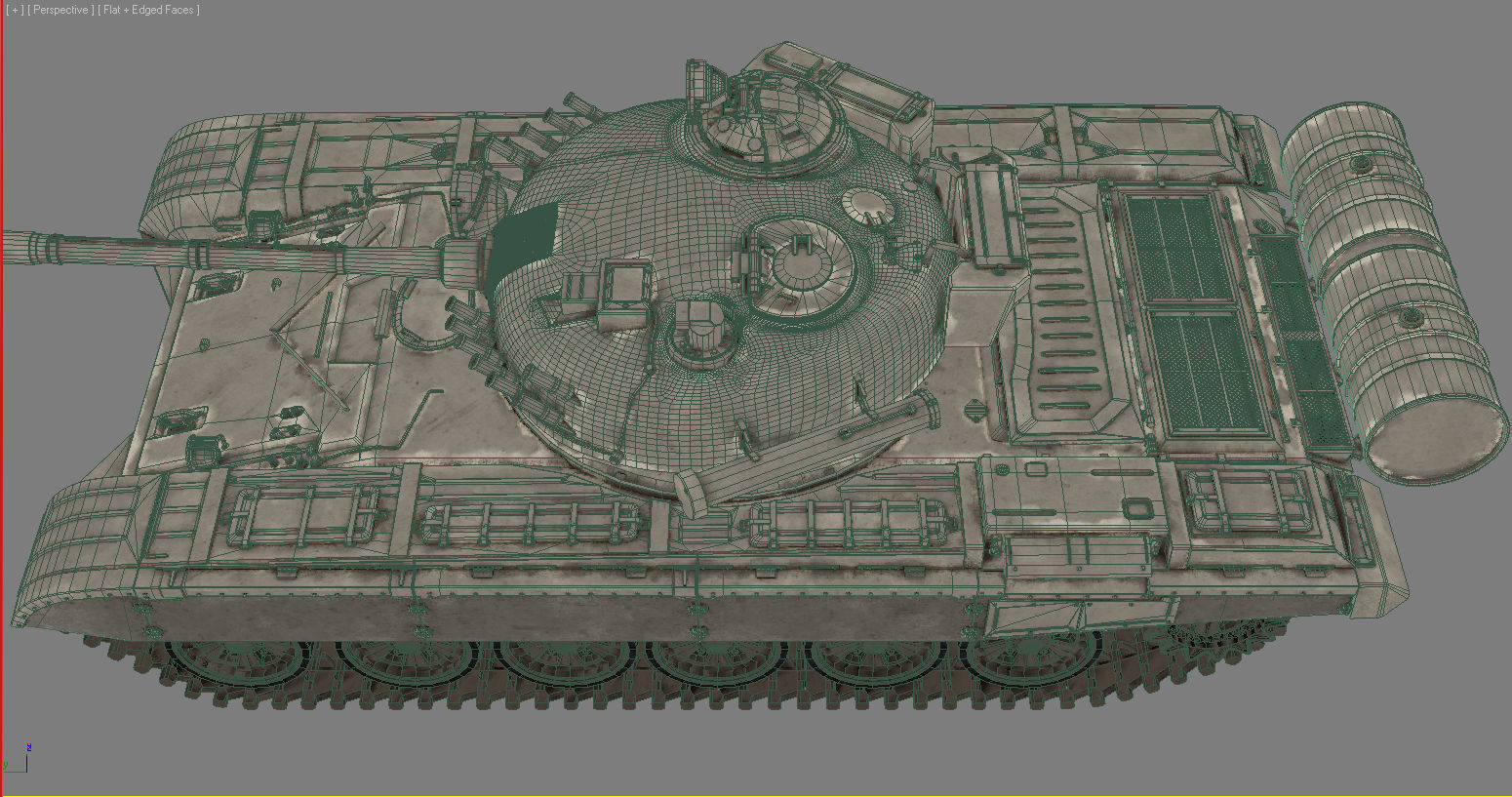 T-72 Main Battle Tank 3D model | CGTrader
