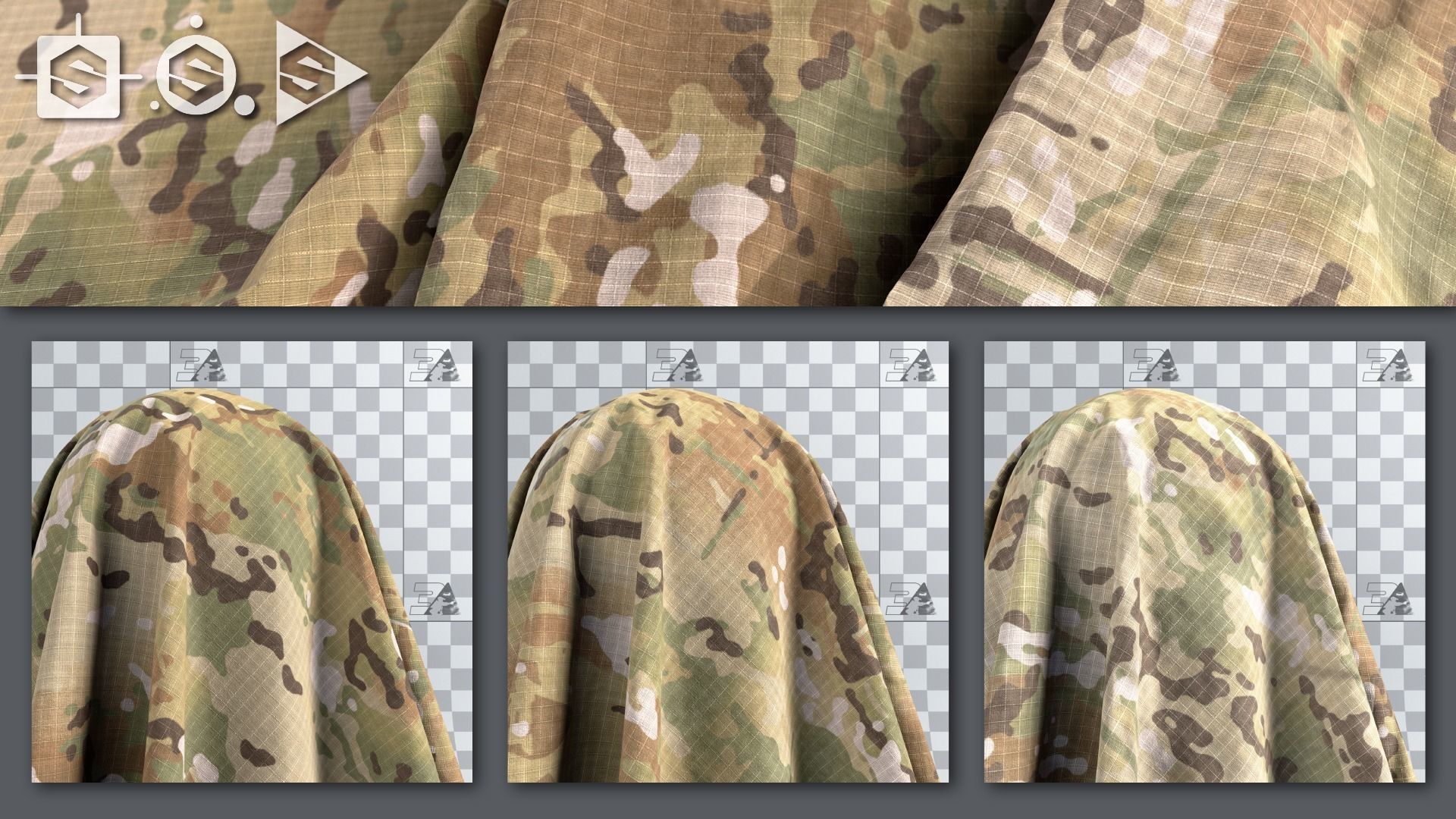 CP Multicam Camo Generator 3D model | CGTrader