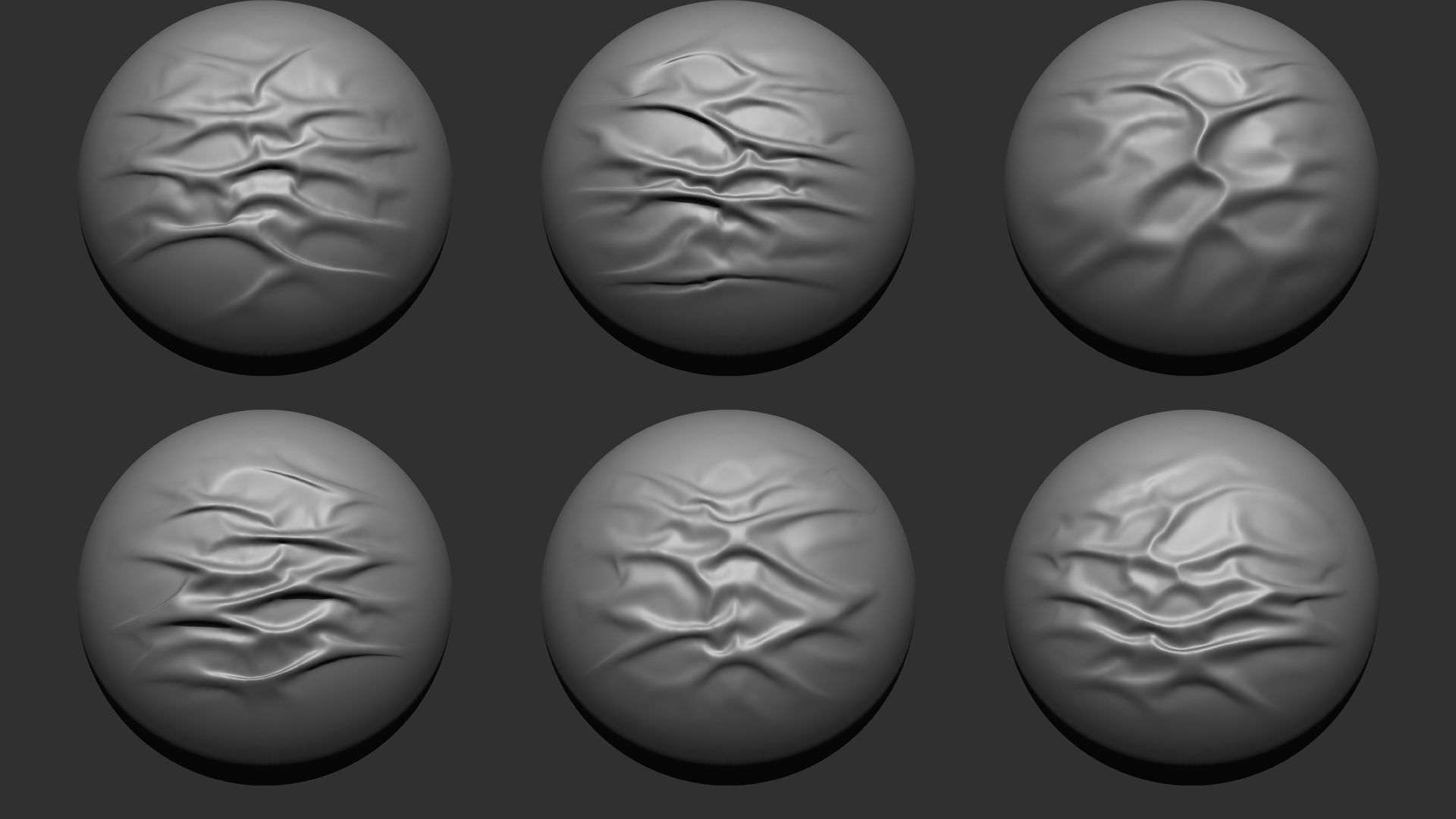 250 Fabric Brushes Tension Compression Folds-Collection 3D model | CGTrader