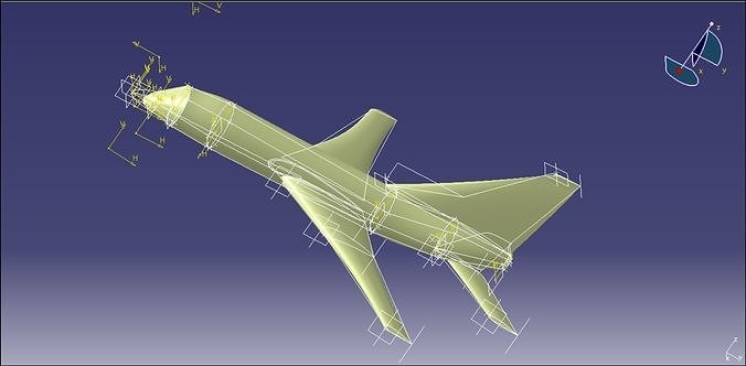 Basic Aircraft Model for Beginners 3D model | CGTrader
