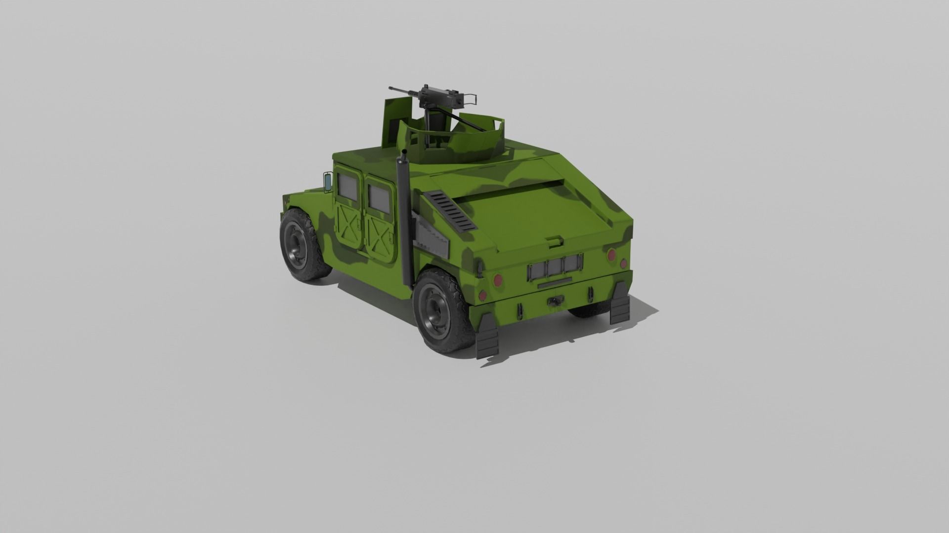 3D model Humvee Green Army Vehicle 3D Model VR / AR / low-poly | CGTrader