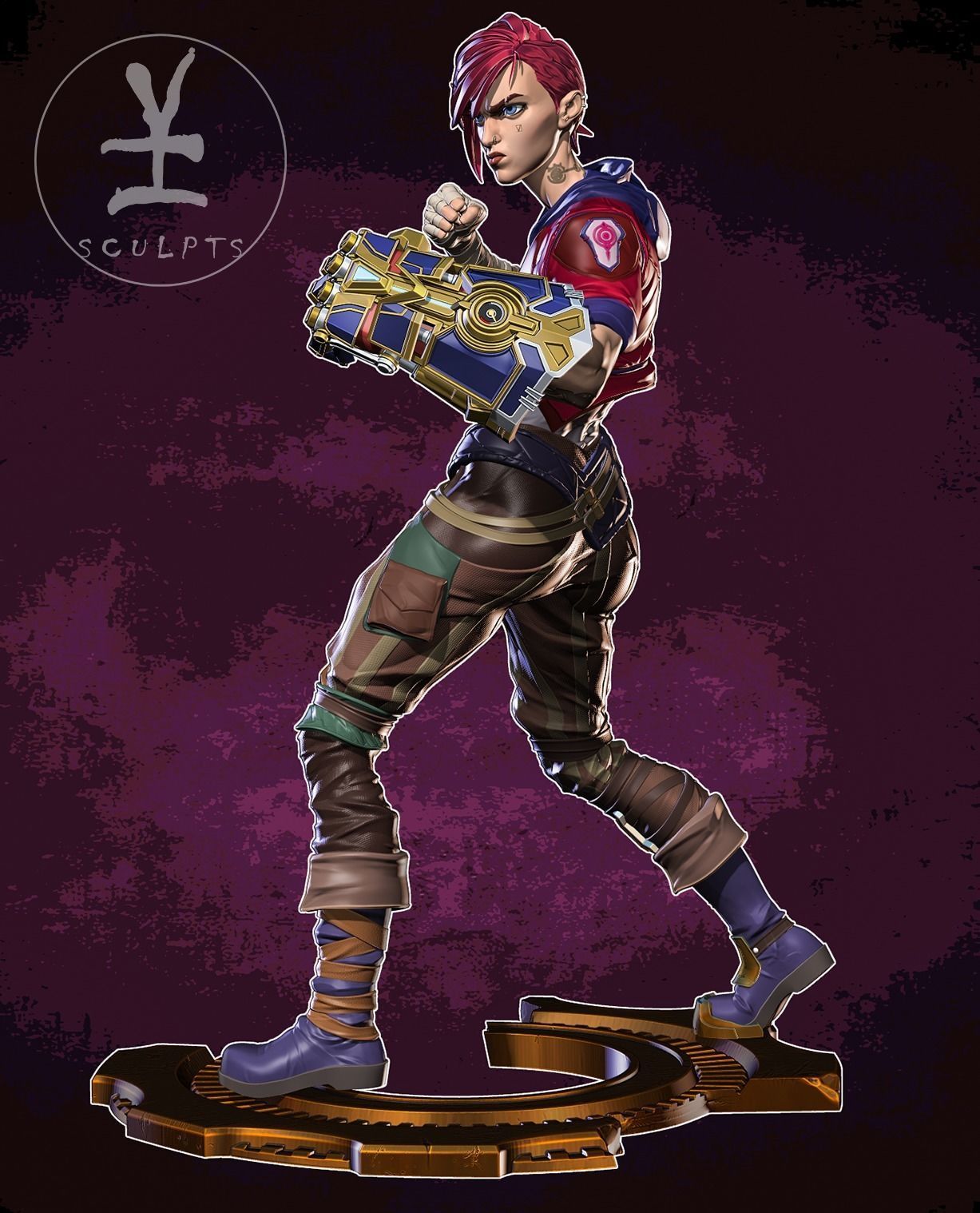 Violet Arcane 3D model 3D printable | CGTrader