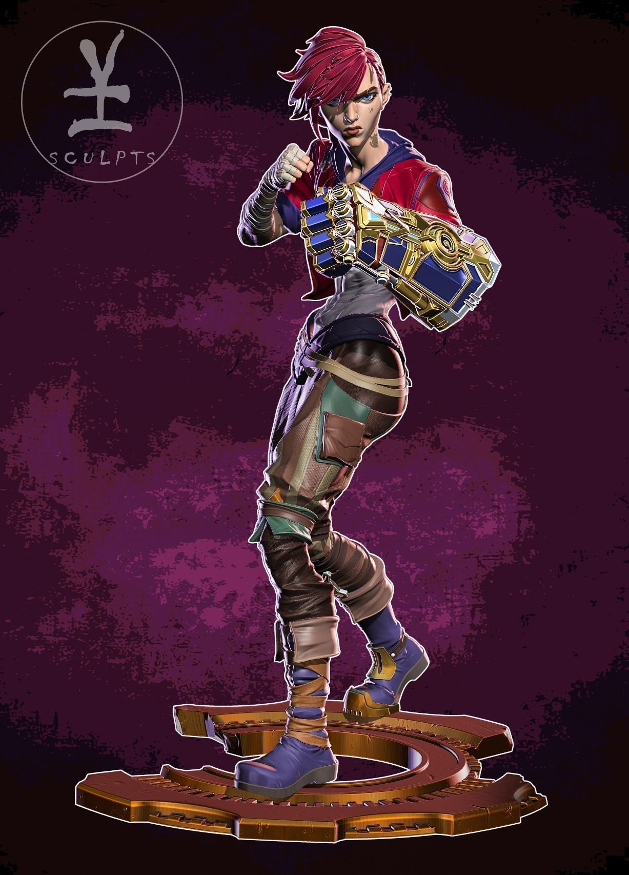 Violet Arcane 3D model 3D printable | CGTrader