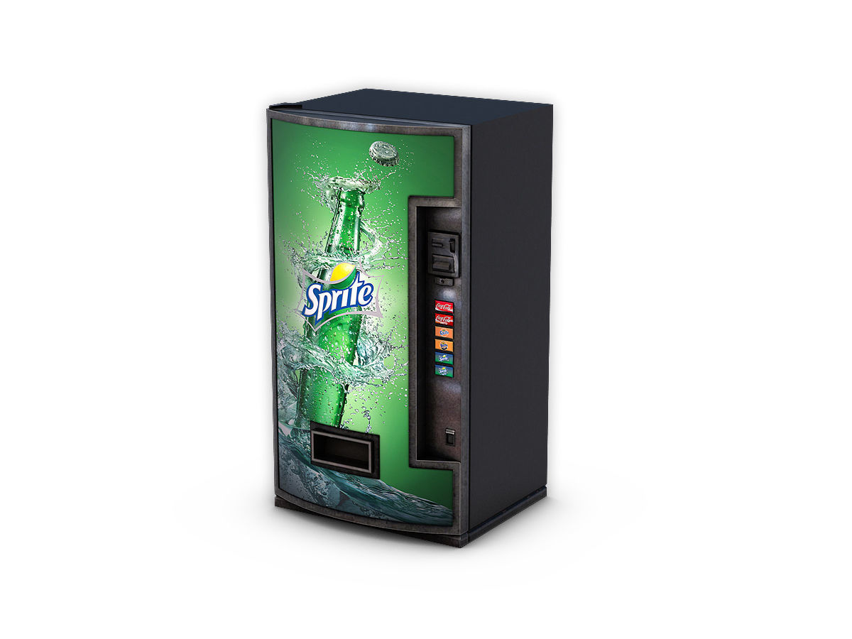 3D model Vending Machine Sprite VR / AR / low-poly | CGTrader