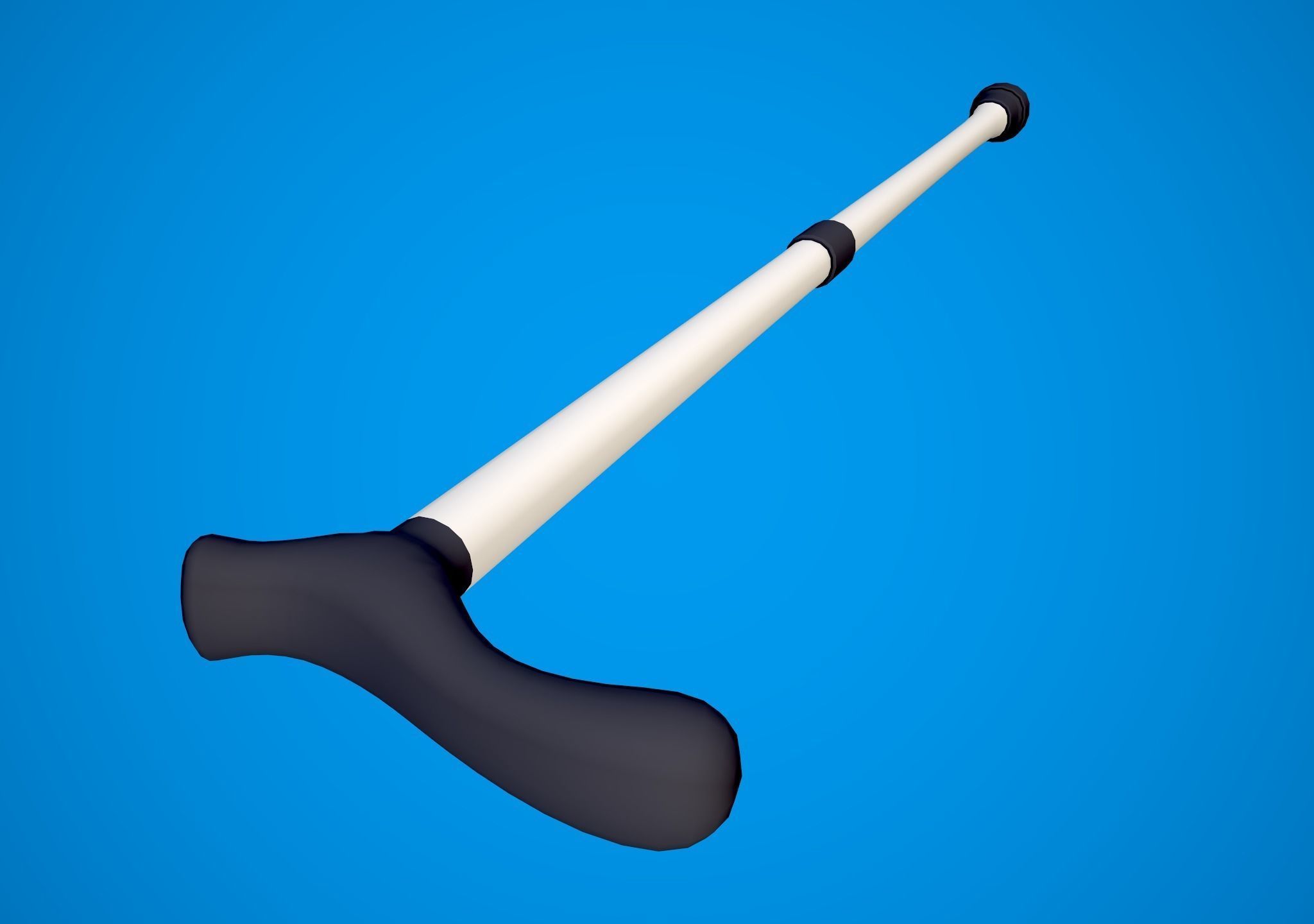 3D model Simple Walking Stick - Lowpoly Model VR / AR / low-poly | CGTrader