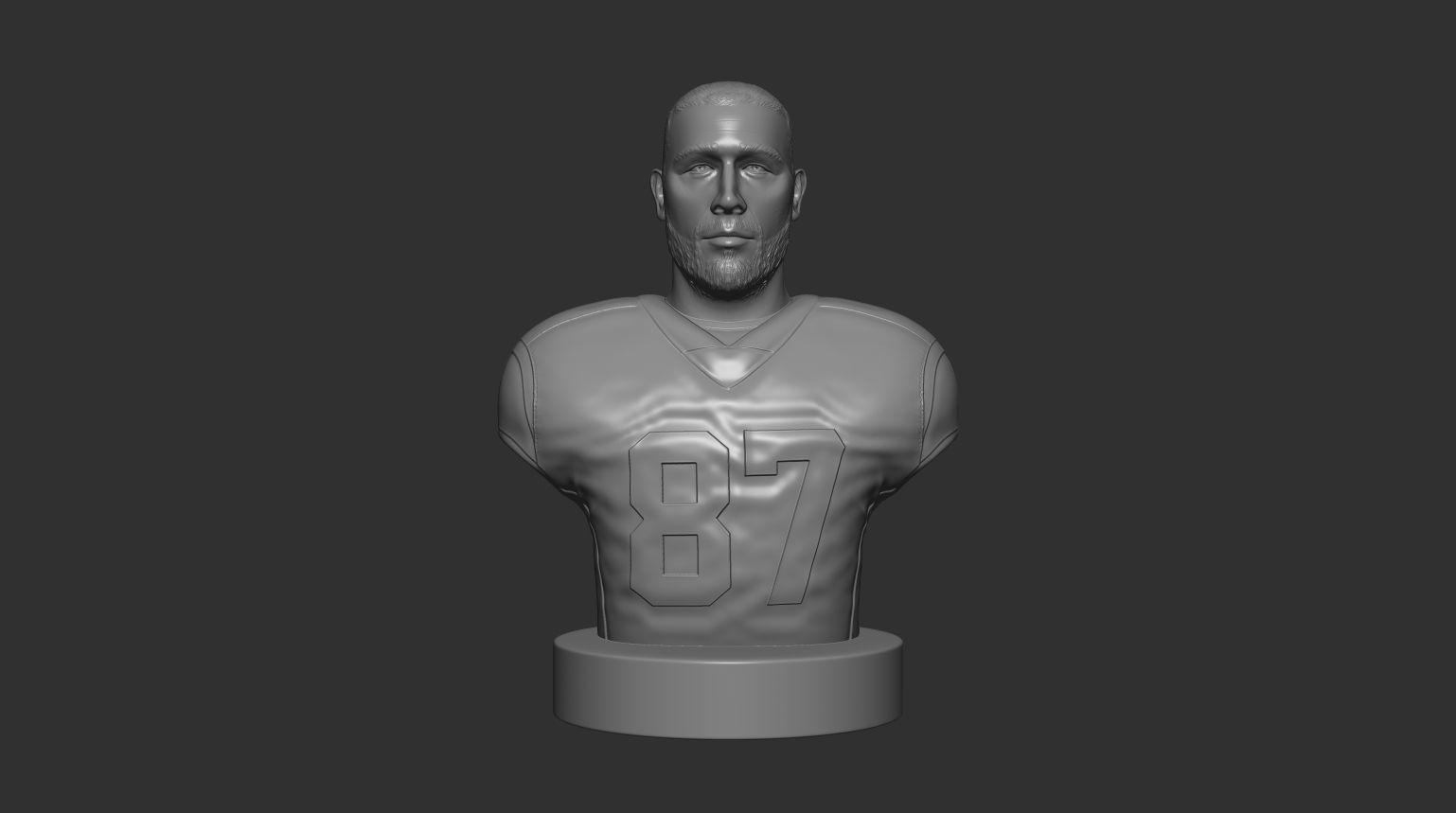 Travis Kelce 3D model 3D printable | CGTrader