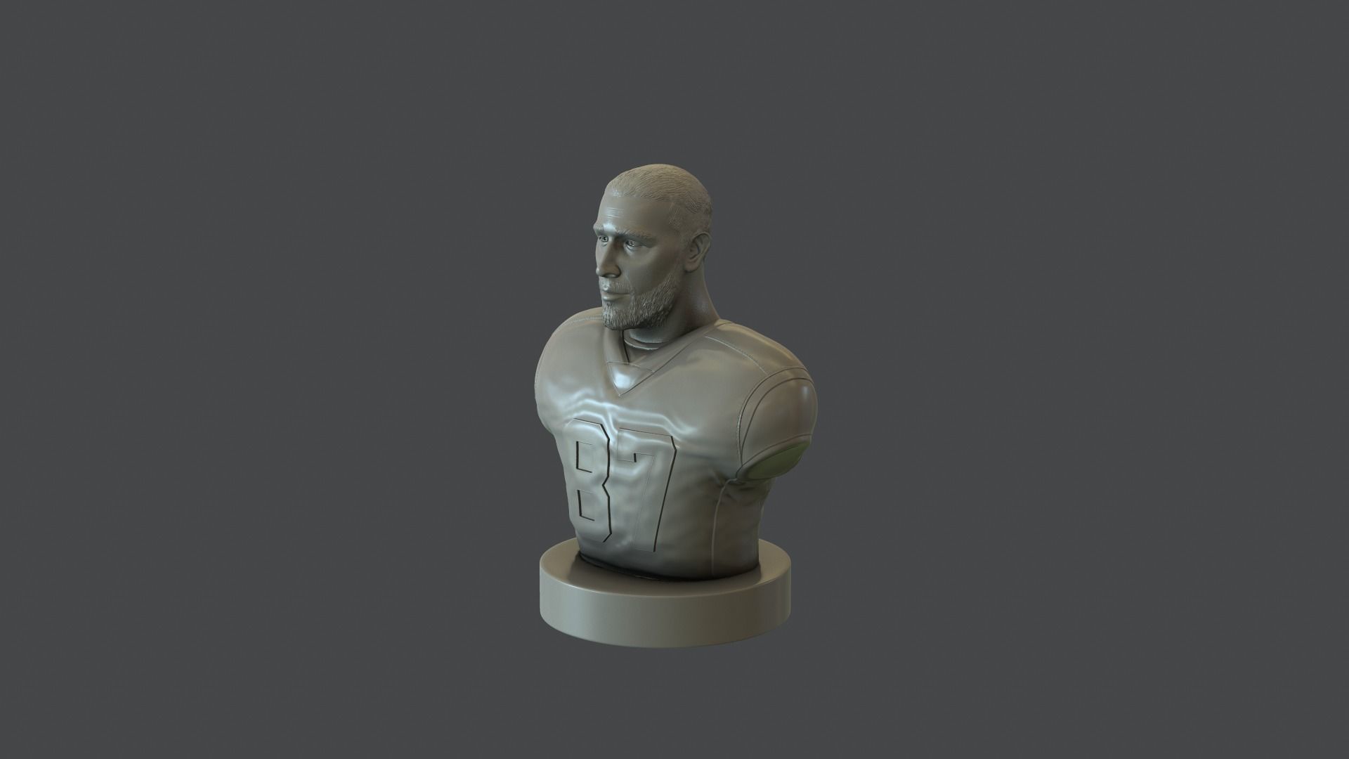 Travis Kelce 3D model 3D printable | CGTrader