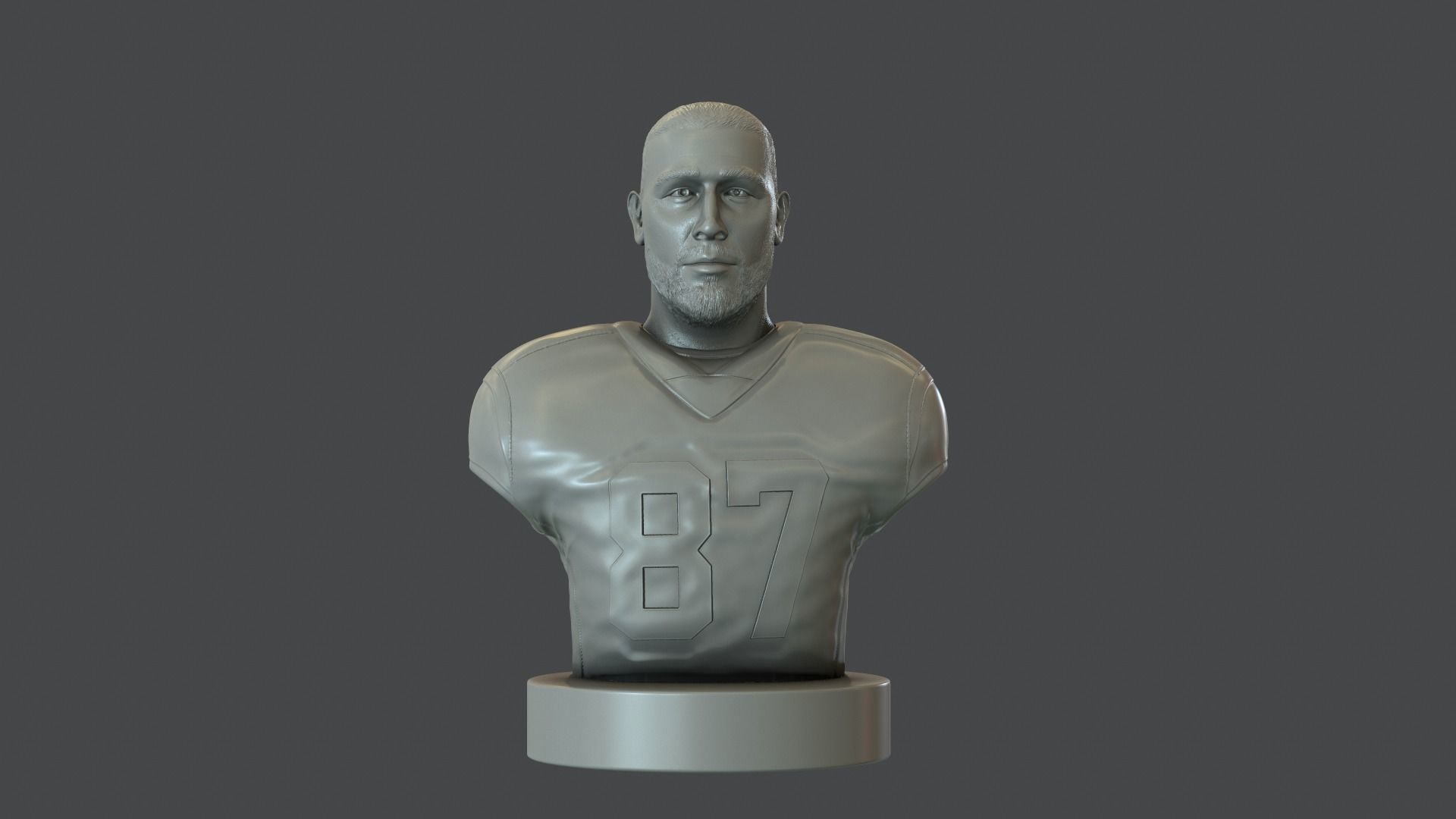 Travis Kelce 3D model 3D printable | CGTrader