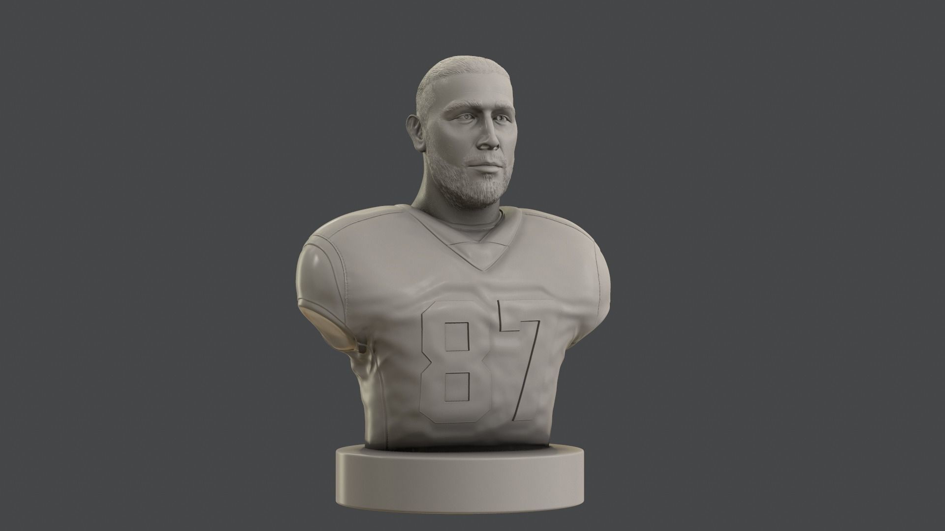 Travis Kelce 3D model 3D printable | CGTrader