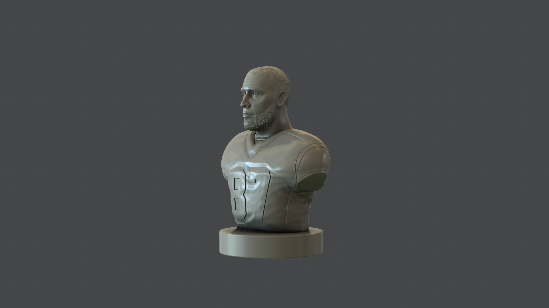 Travis Kelce 3D model 3D printable | CGTrader