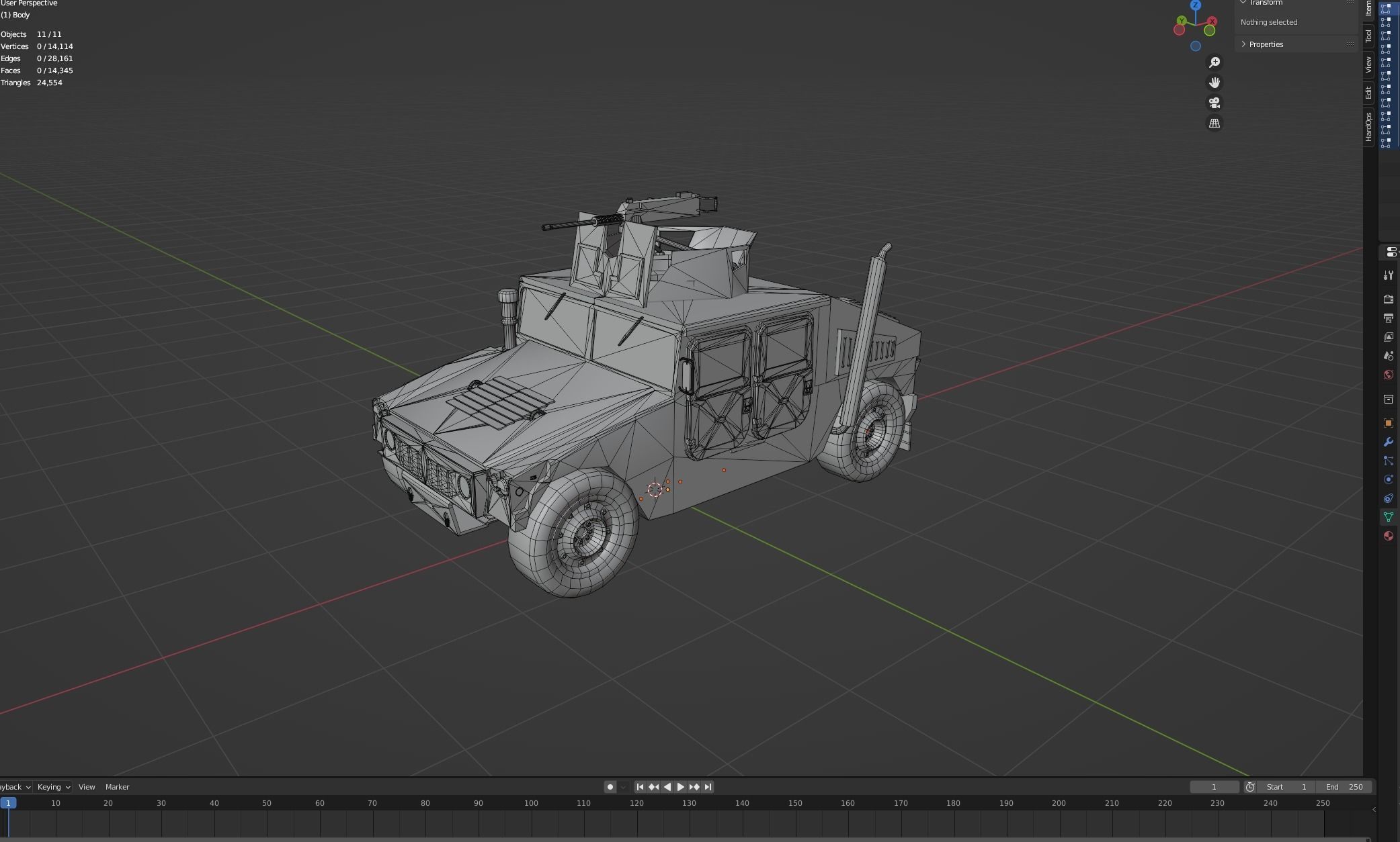 3D model Humvee Desert Storm 3D Model VR / AR / low-poly | CGTrader