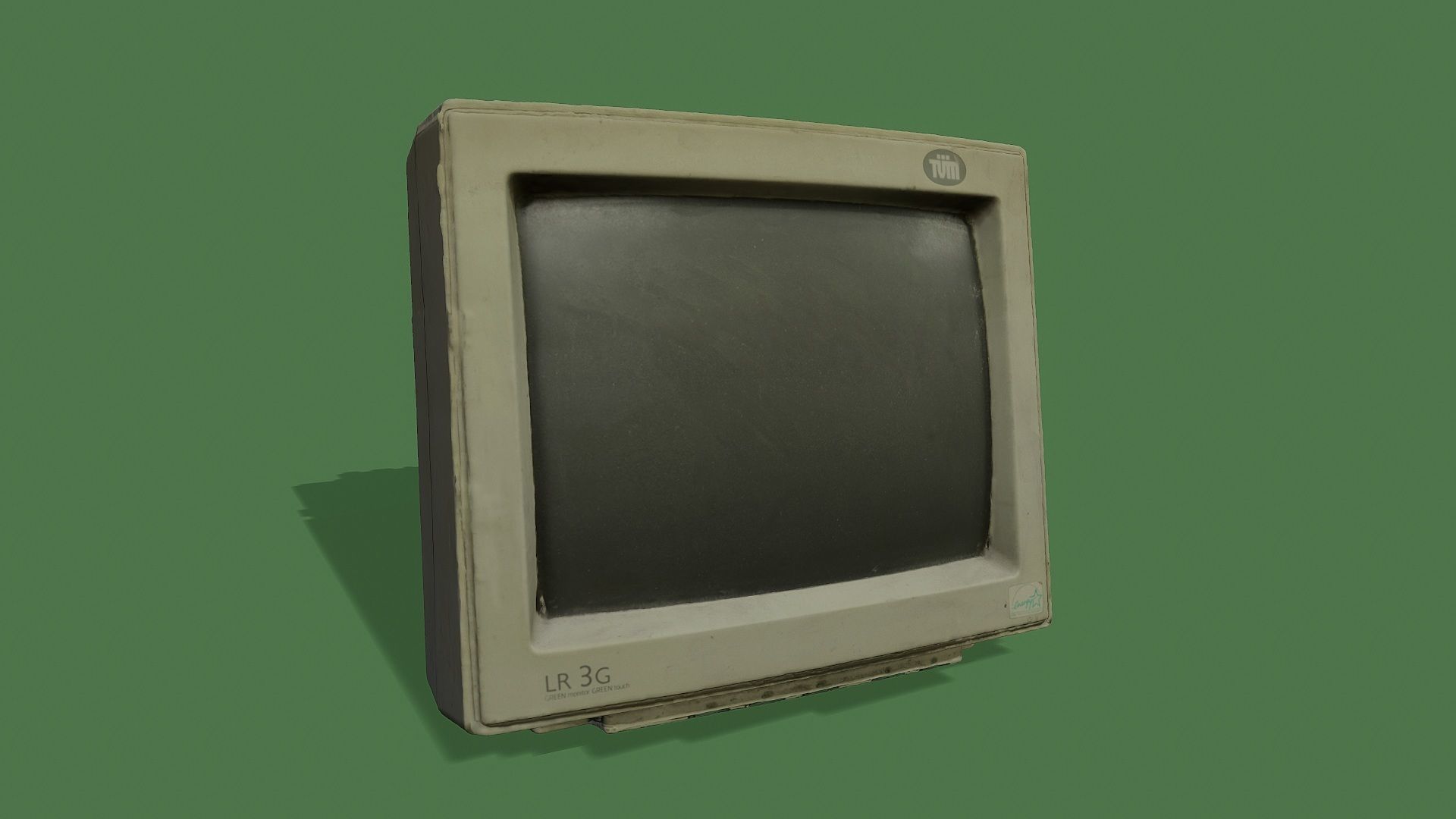 3D model 3D Scan Old Monitor 01 VR / AR / low-poly | CGTrader