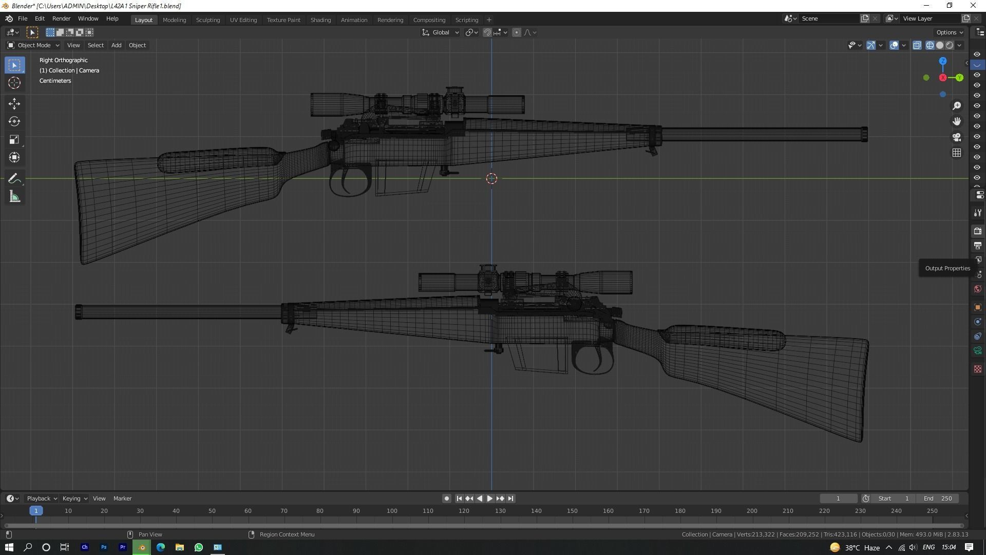 L42A1 Sniper Rifle 3D model | CGTrader