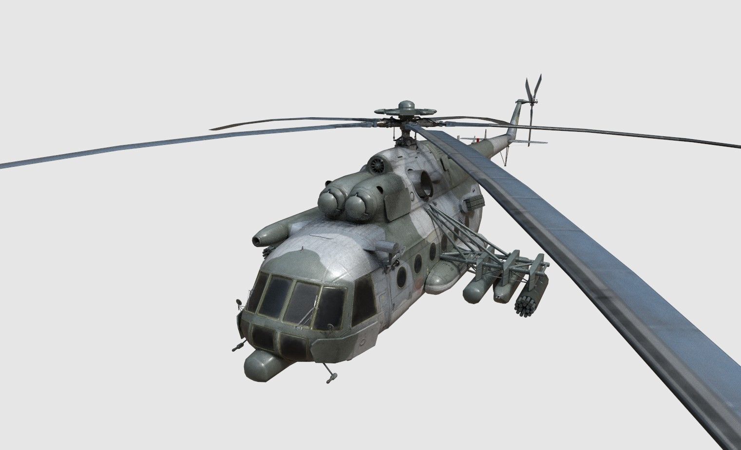 3D model MI 171 helicopter Ukraine VR / AR / low-poly | CGTrader