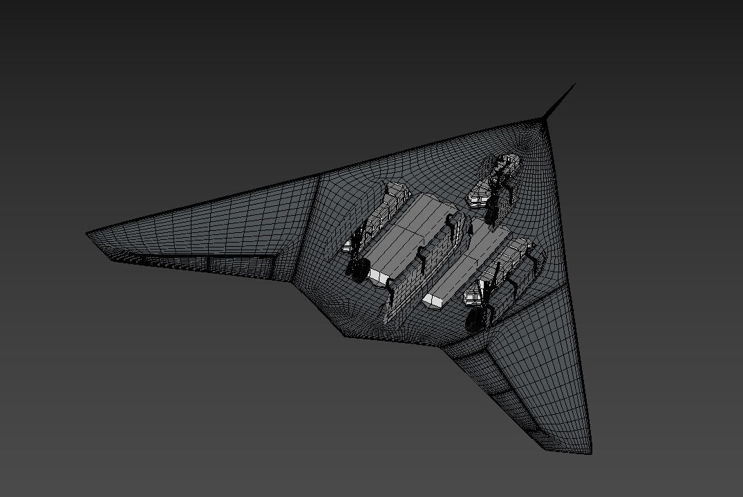 Boeing X-45C Phantom Ray 3D model | CGTrader