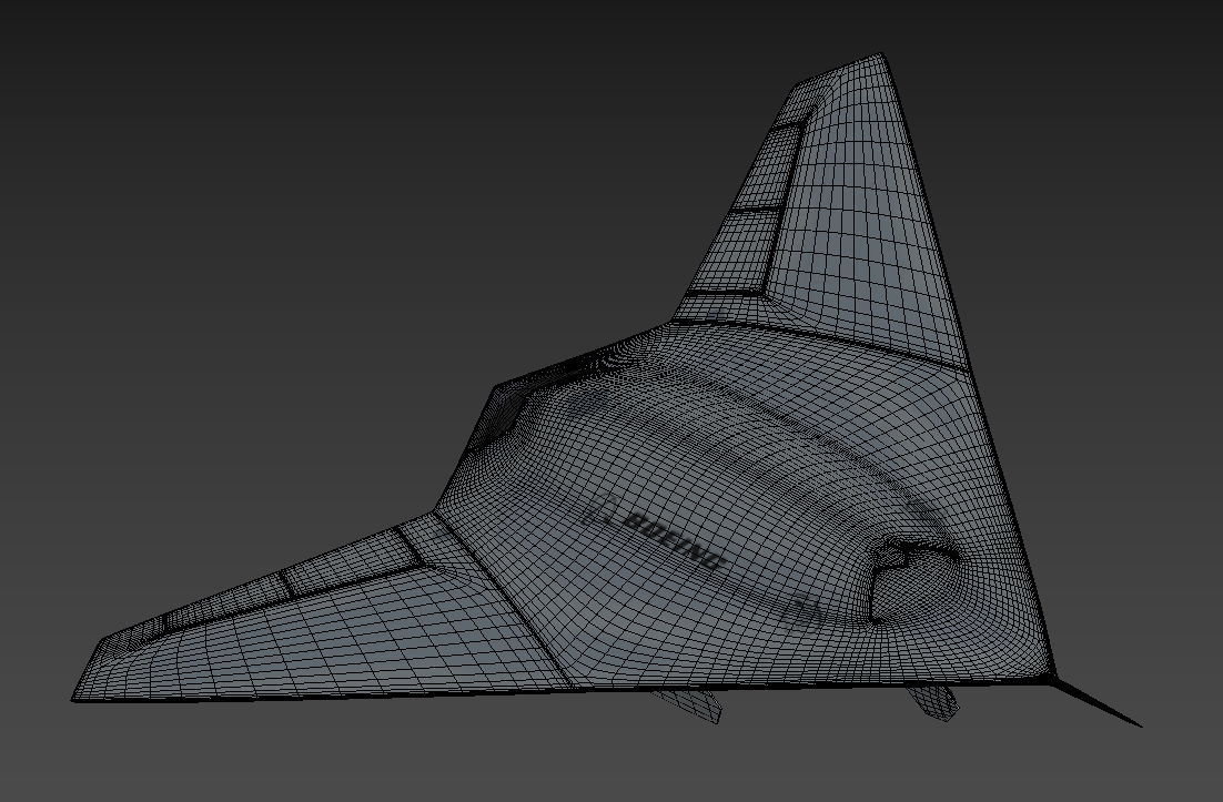 Boeing X-45C Phantom Ray 3D model | CGTrader