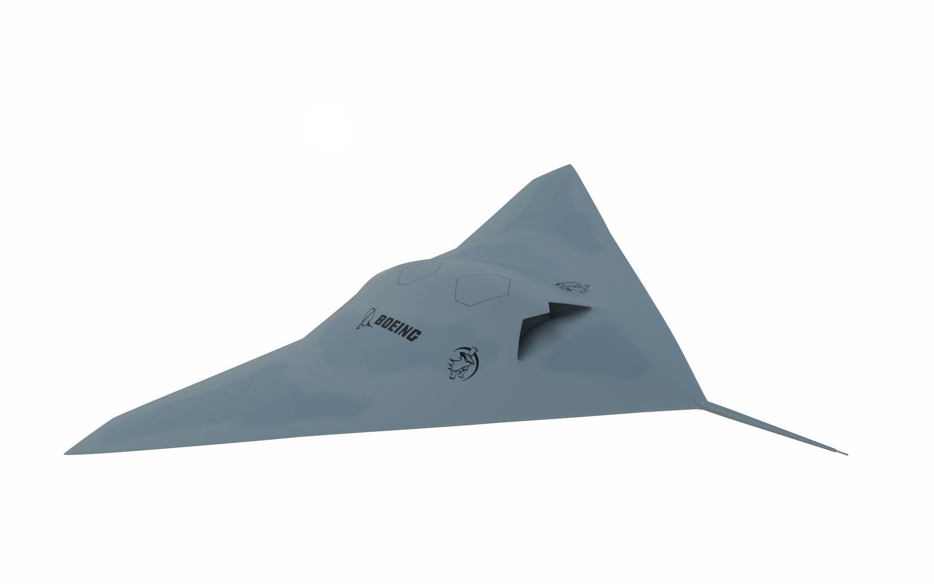 Boeing X-45C Phantom Ray 3D model | CGTrader