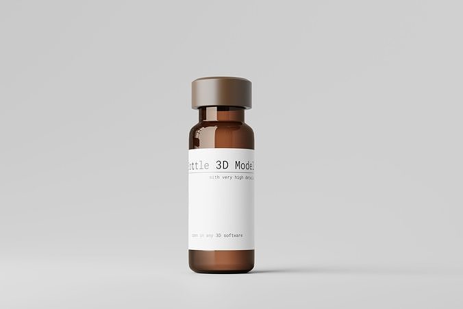 Medicine Vial 3D model | CGTrader