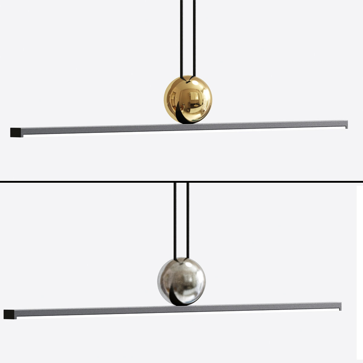 Italamp Regolo Direct Light Metal Pendant Lamp 3D model | CGTrader