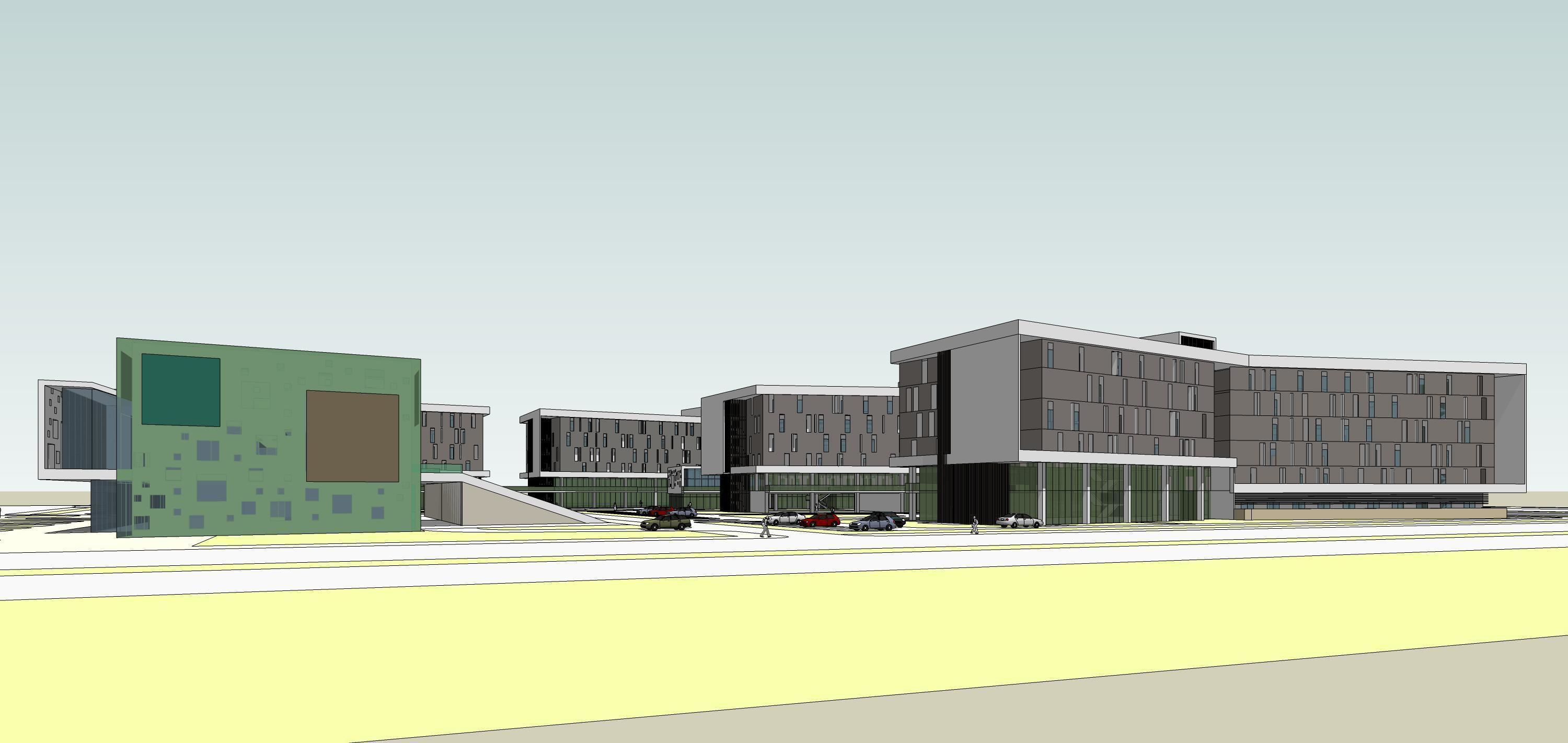 Sketchup Highschool or College 231 3D model | CGTrader