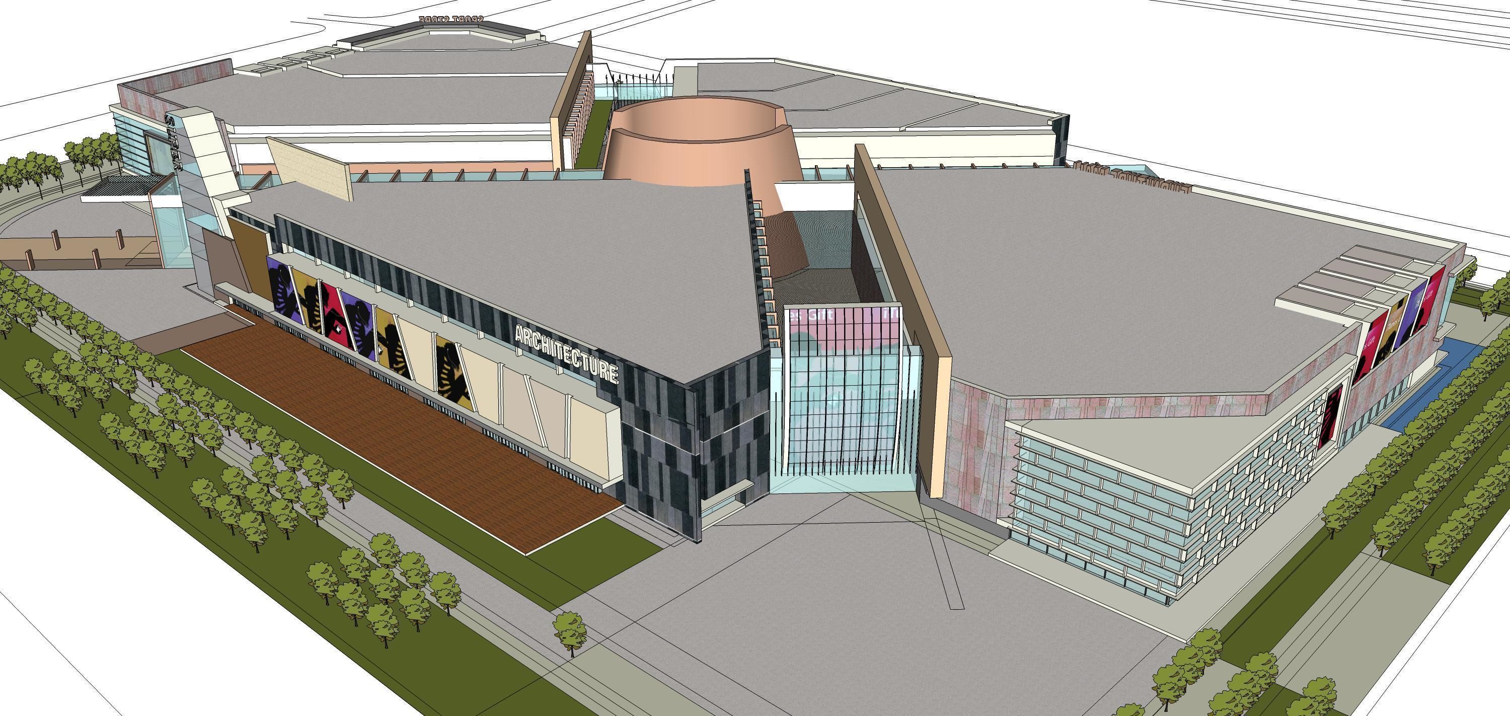 Sketchup Shopping Center 233 3D model | CGTrader