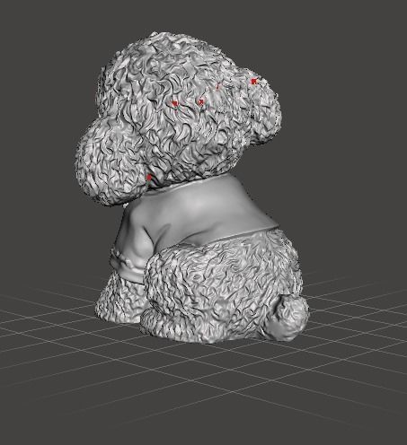 dog puddle puppy 3D model 3D printable | CGTrader