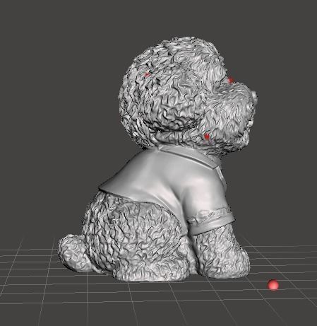 dog puddle puppy 3D model 3D printable | CGTrader