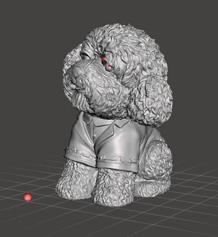 dog puddle puppy 3D model 3D printable | CGTrader