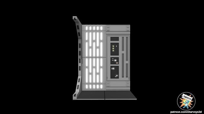 Star Wars Death Star Diorama L Action Figure Display 3D model 3D ...