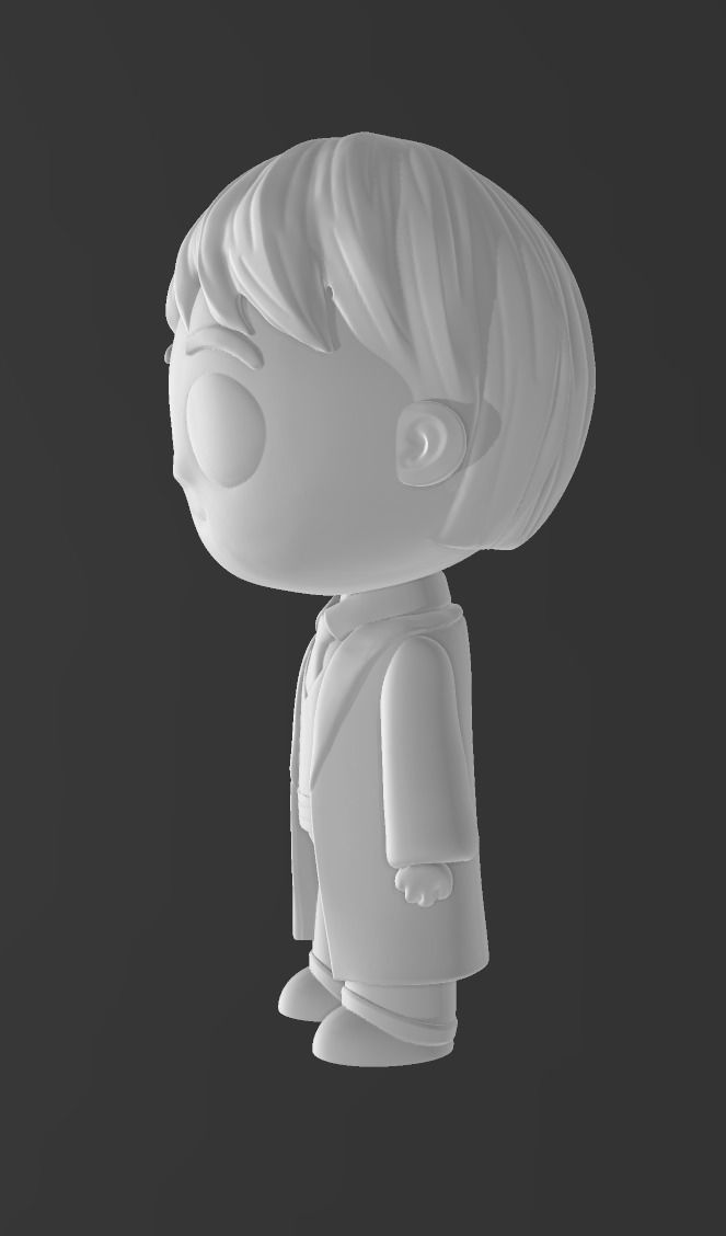 CHIBIS HARRY POTTER - HERMIONE GRANGER - RON WEASLEY - EDWIGE 3D model ...