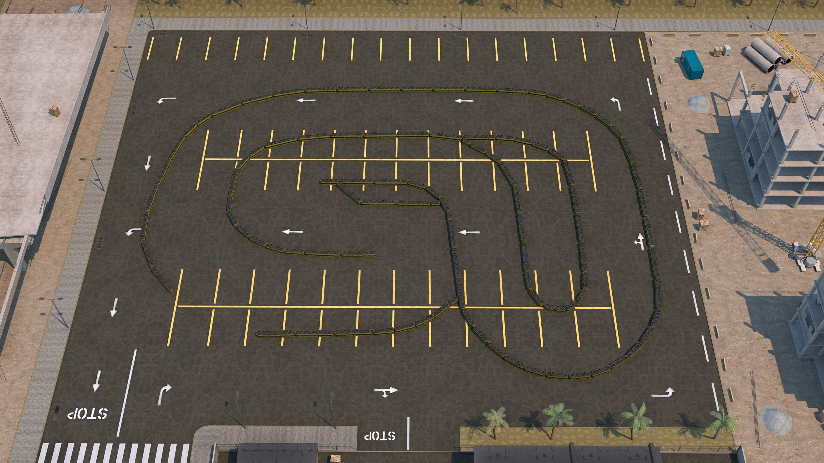 3D model Drift Scene in Construction VR / AR / low-poly | CGTrader