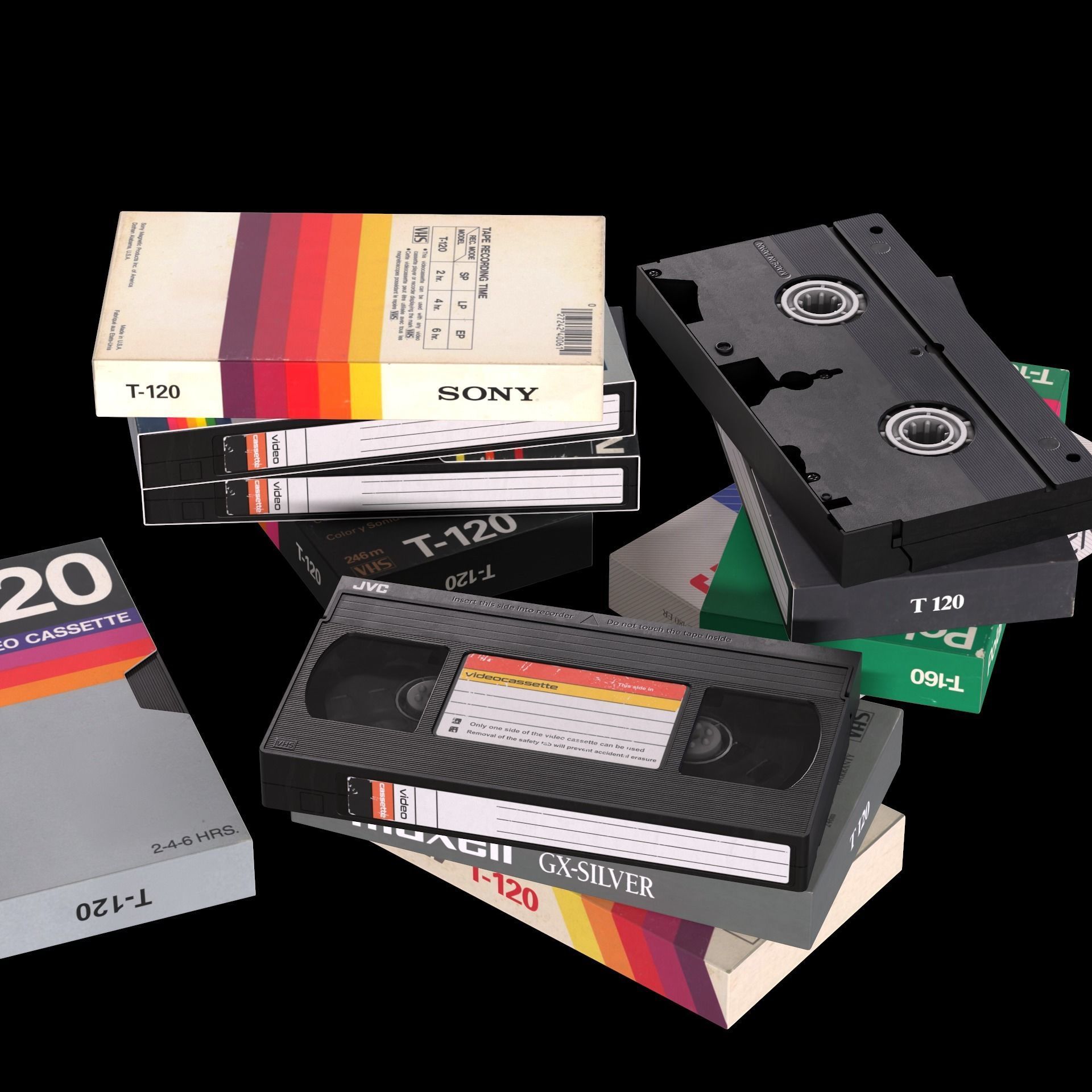 3D model VHS Tapes VR / AR / low-poly | CGTrader